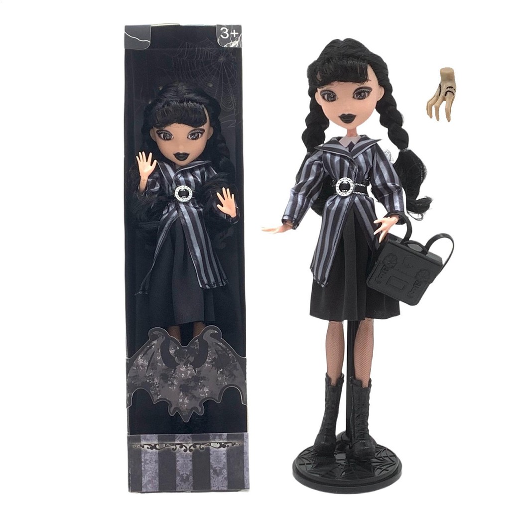 Wednesday Addams TV Series ตุ๊กตาโมเดลตัวละคร Gothic Horror Figure ...