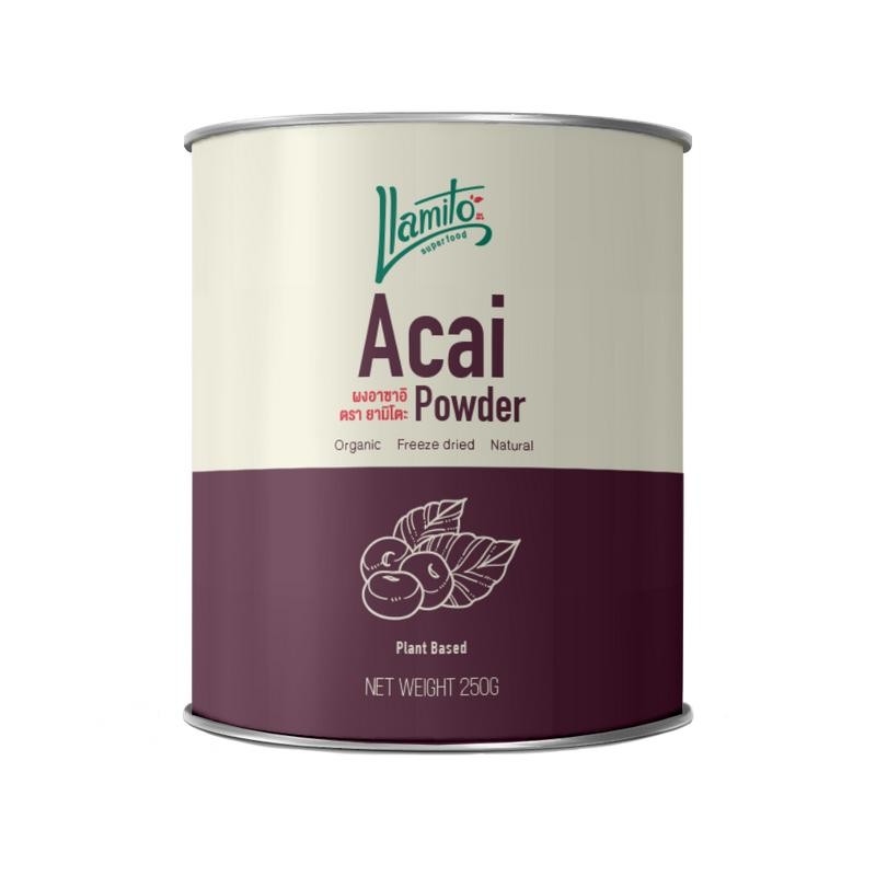 Llamito ผงอาซาอิเบอร์รี่ (Acai Berry Powder) ขนาด 250g | Shopee Thailand