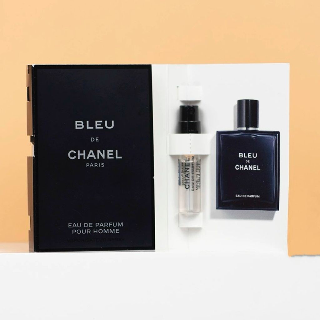 Chanel Chanel Perfume Sample Blue Mens Perfume 1.5ml Bleu Wooden ...