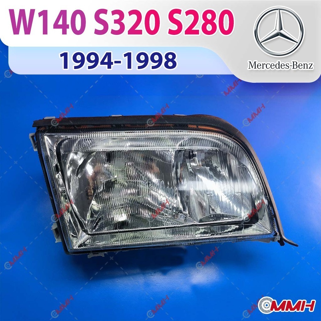 สําหรับ Mercedes-Benz W140 94-98 S320 S280 S300 S500 S600 ไฟหน้าสำหรับ ...