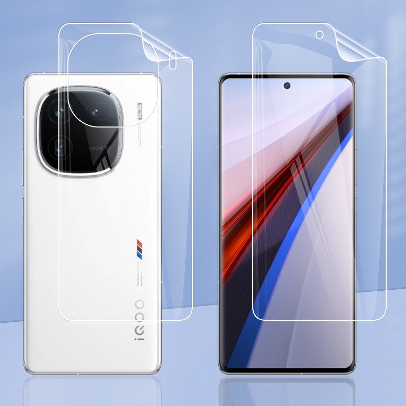 สําหรับ vivo iQOO12 iQOO 12 Pro 5G Clear TPU Anti-Fingerprints Hydrogel ...