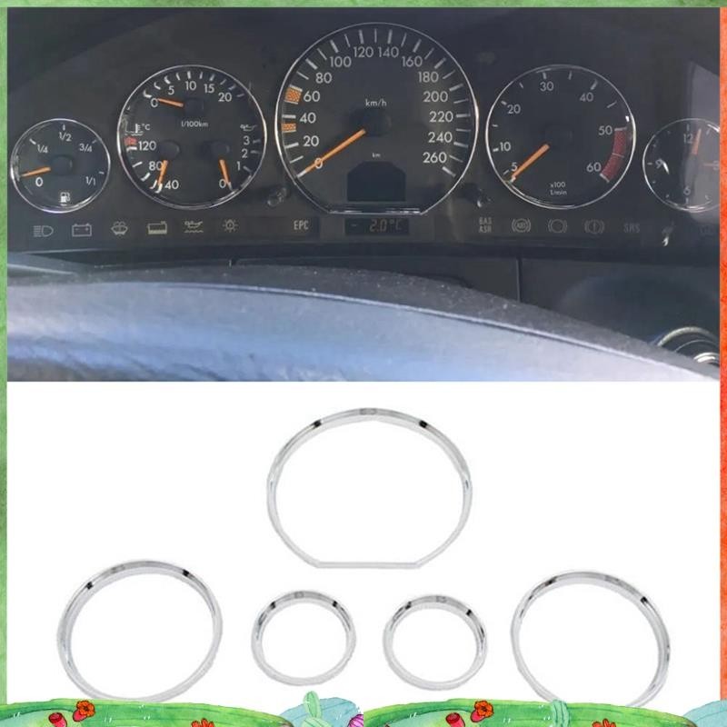 Super รถ Speedometer Gauge Dial แหวนแผงเครื่องมือแหวนสําหรับ Mercedes ...