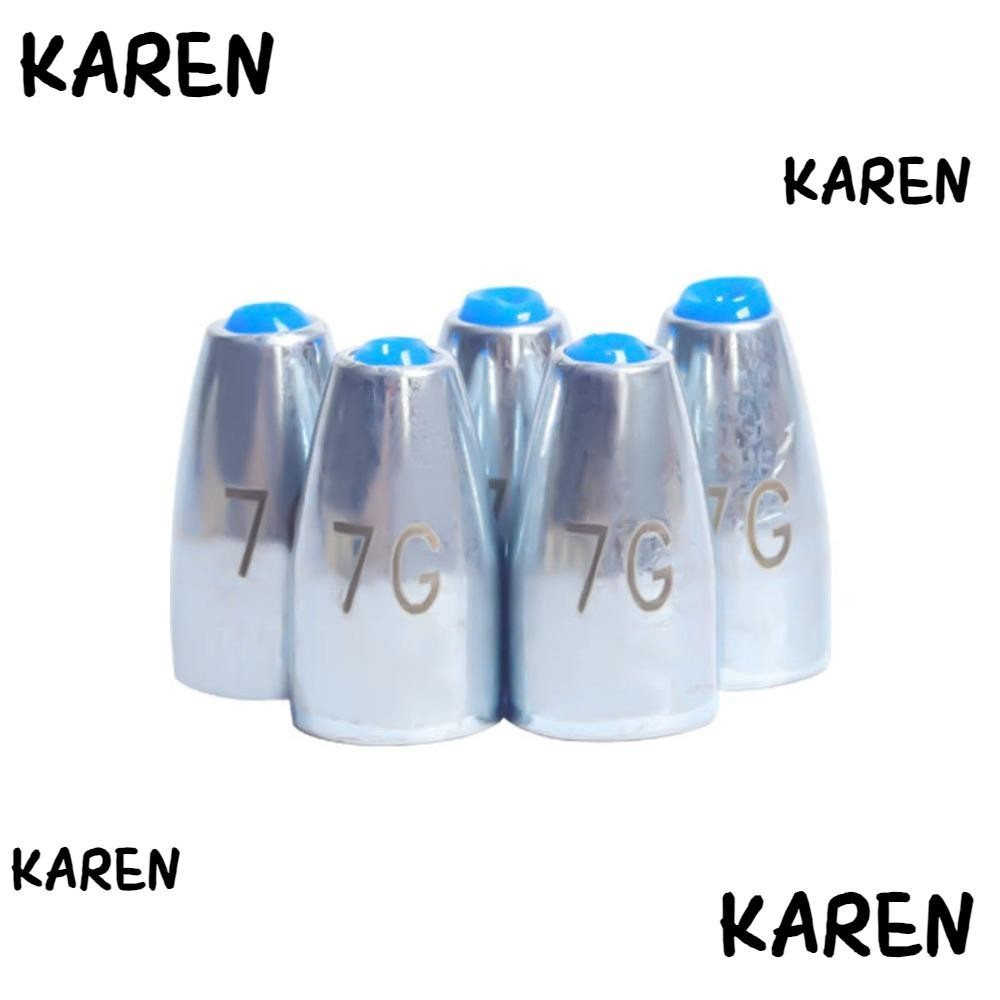 Karen 5 ชิ้นตกปลาเลียนแบบทังสเตนตก, 3.5 กรัม-20 กรัมโลหะผสม Sinker, Hot ...