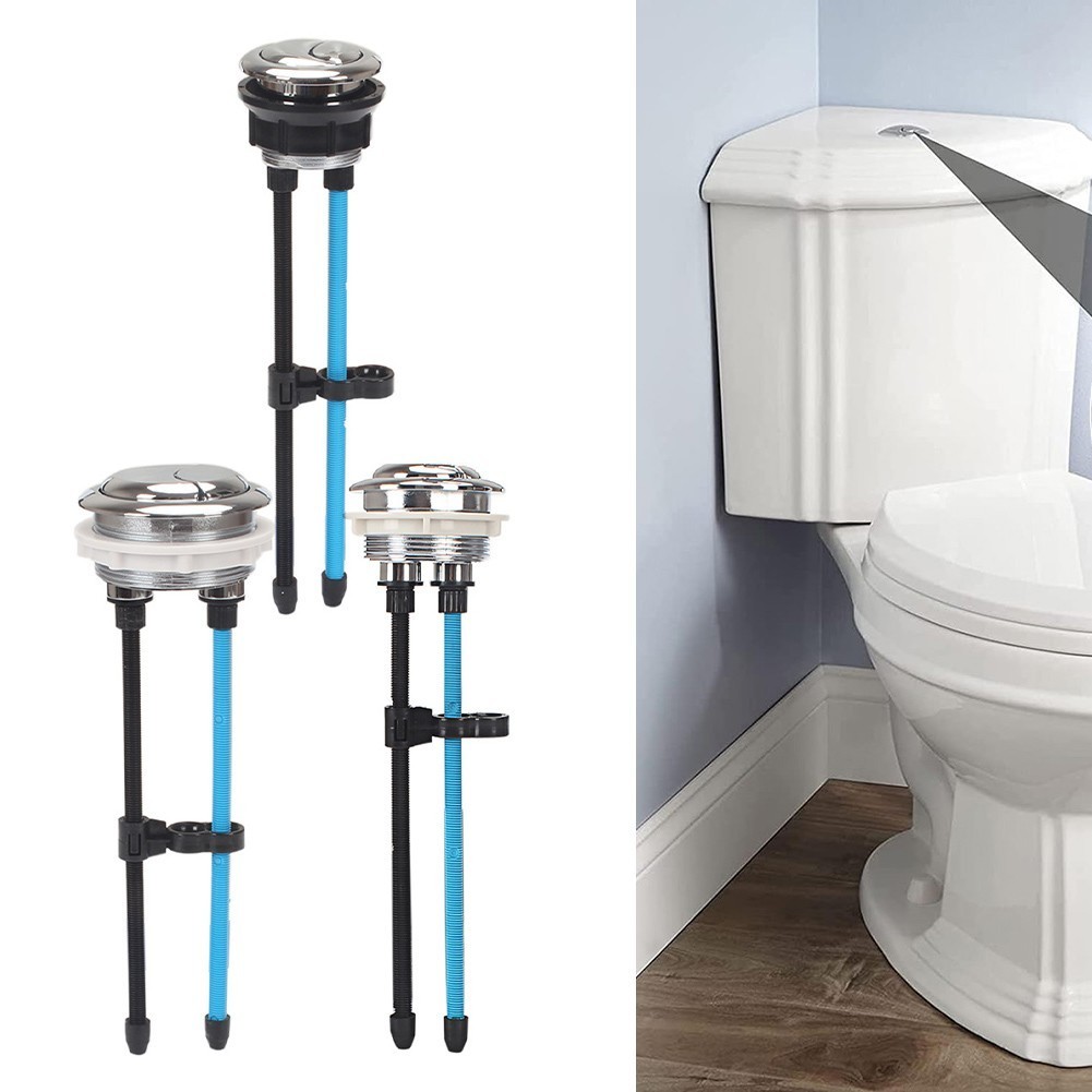 38/48/58 มม.ปุ่มถังชักโครก Dual Push Flushing ปุ่มห้องน้ําเปลี่ยน ...