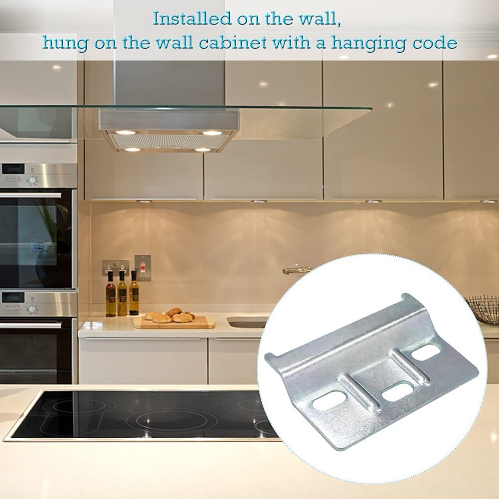 【EAGLE】Sturdy Iron Kitchen Cabinet Brackets Wall Mounting Solution for ...