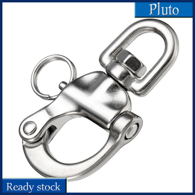 ใหม่หมุน Eye Snap Shackle Fixed Bail Snap Shackle สแตนเลส Quick Release ...