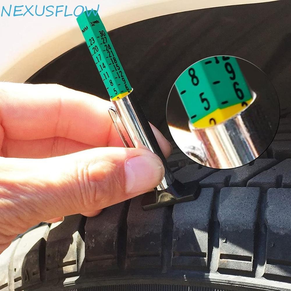 Nexusflow Tyre Tread Auto Car Mark ปากกาวัดสองด้านแบบดิจิตอล | Shopee Thailand