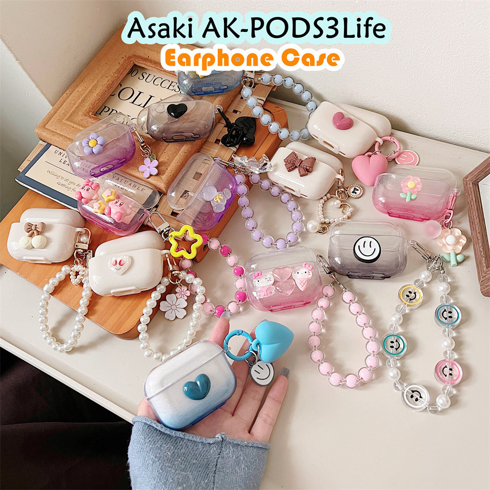 READY STOCK!นําไปใช้กับ Asaki AK-PODS3Life เคส Case เคสหูฟัง DIY การ์ตูนสร้างสรรค์ ซิลิโคนนุ่ม ...