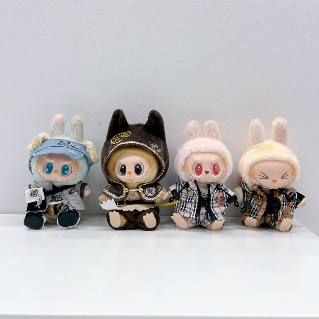 ใหม่ labubu นั่งพรรคเสื้อผ้า labu นั่งไวนิลเสื้อผ้าเด็ก labuu ตุ๊กตา ...