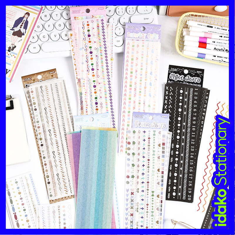 Idako [Boundary Guardian Series] 6PCS Long Strip Cut Film กระดาษญี่ปุ่น ...