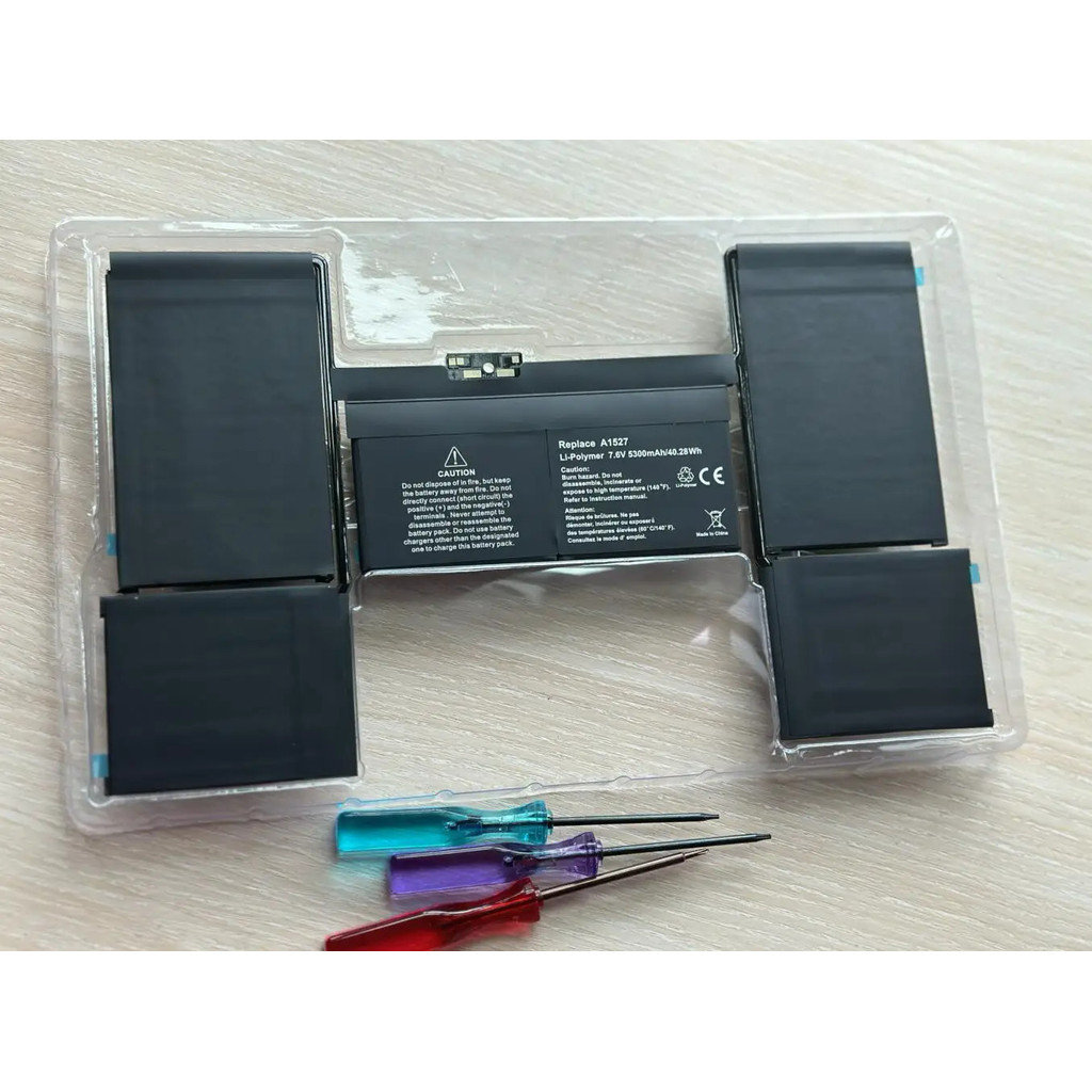 แบตเตอรี่แล็ปท็อป for Apple macbook pro retina 12" A1534 A1527 A1705 ...