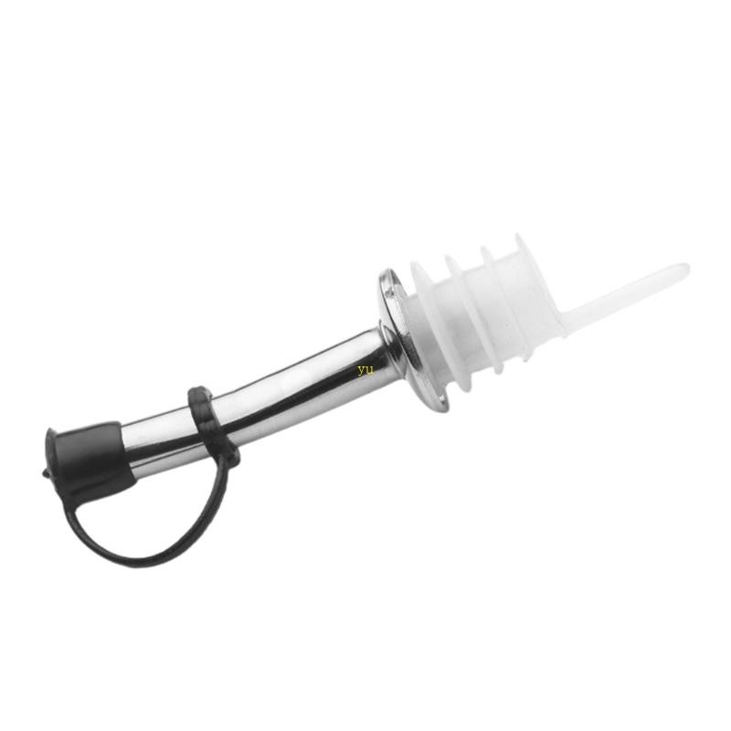 Yu Wine Bottle Pourer Oil และ Vinegar Tapered Stopper Spout พร้อมฝาปิด ...