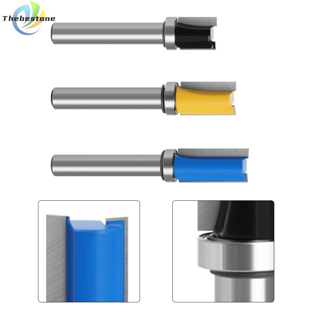 8 มม.Shank Flush Trim Router Bit Pattern Bit เครื่องตัดไม้งานไม้ ...