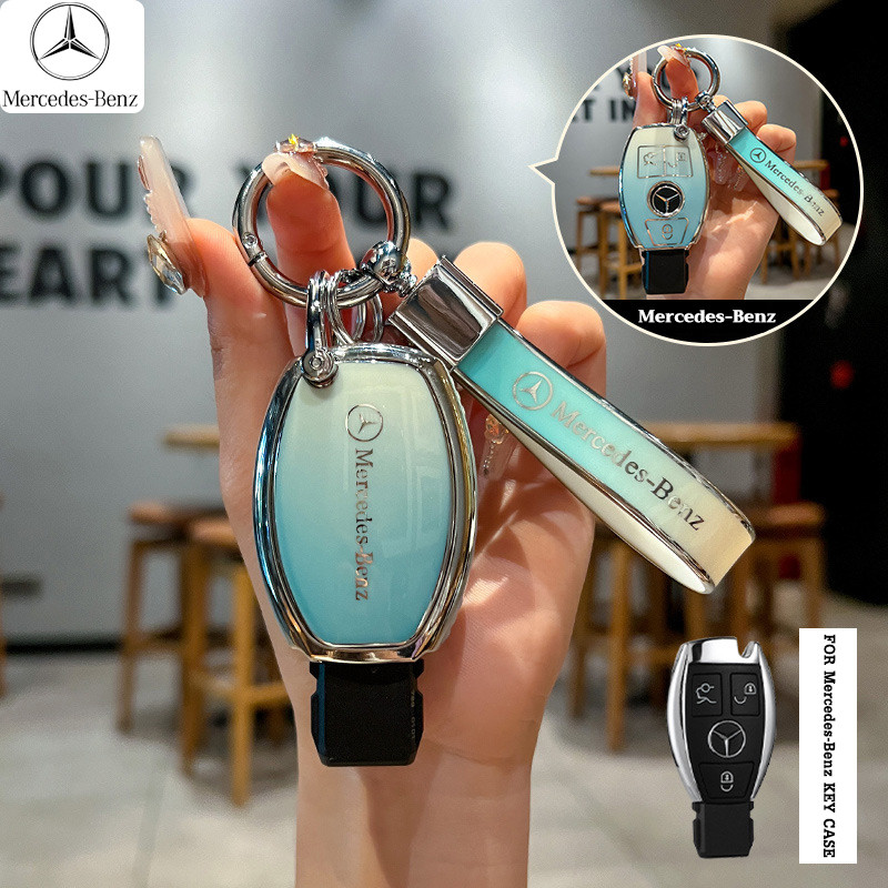 Mercedes-benz 3 ปุ่มรถ Remote Key สําหรับ Mercedes-Benz ACES GLA GLB ...