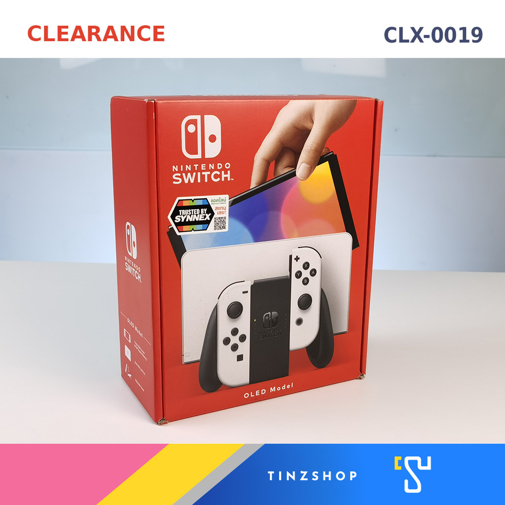 [Clearance] CLX-0019 Nintendo Switch OLED - White สีขาว (กล่องชำรุด ...