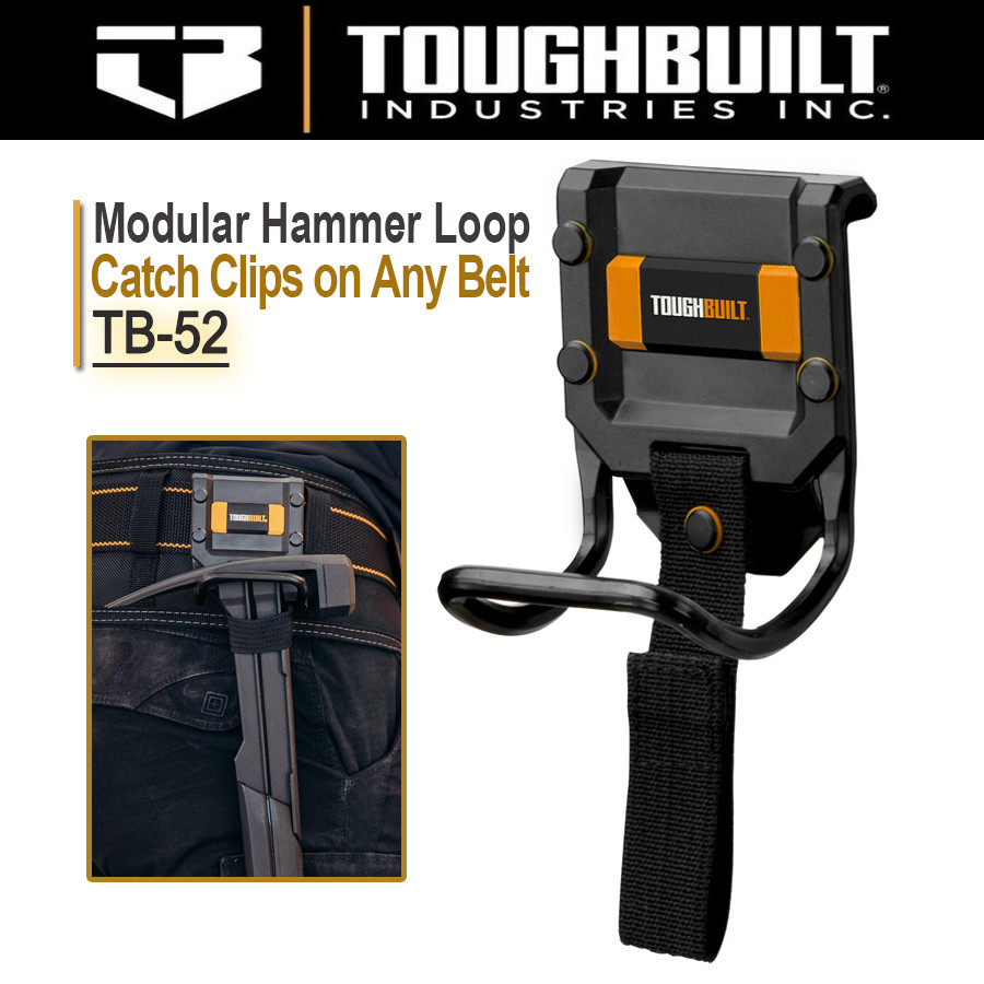 Toughbuilt TB-52 Modular Hammer Loop ที่วางค้อนที่ทนทาน/คลิปจับบนเข็ม ...