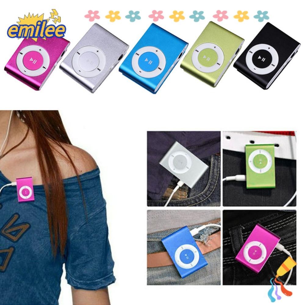 EMILEE Music Media MP3, Mini Stylish Design MP3 Player, USB Colourful ...