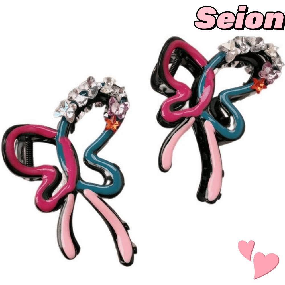 กิ๊บติดผมแฟชั่น SEION แบบผีเสื้อ ประณีตจากเรซิน สำหรับงานปาร์ตี้ สไตล์ ...