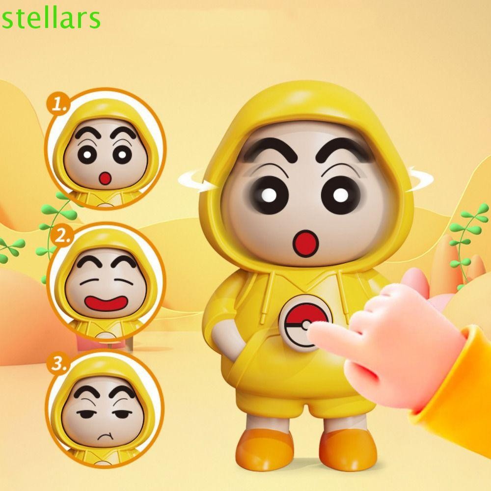 STELLARSYNC Crayon Shin-chan ตุ๊กตาเปลี่ยนหน้า, พร้อมพวงกุญแจสไตล์จีน ...