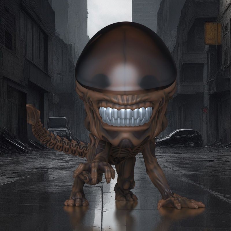 JurassicWorld Rebirth Funko POP Alien 3 Runner Rapley ภาพยนตร์ สินค้ารูปอินเทรนด์เล่นตกแต่ง ...
