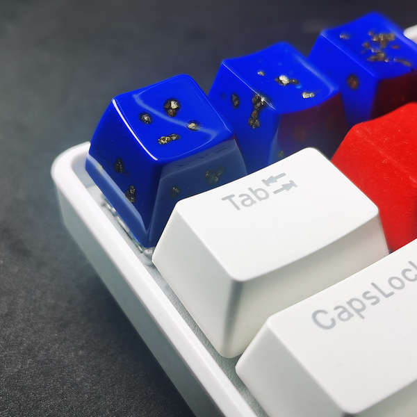 คีย์แคปใส คีย์แคป Qunqing Keycap คีย์บอร์ดเชิงกลแฮนด์เมดส่วนบุคคลปุ่มกด ...