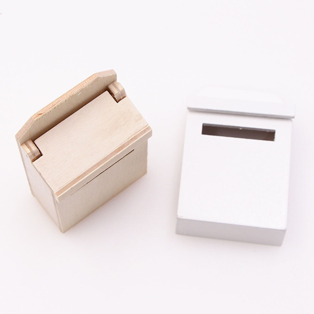 [LOVELYU] Small Blank Mail Box House Mini Mail Box โมเดลกล่องจดหมายแบบ ...