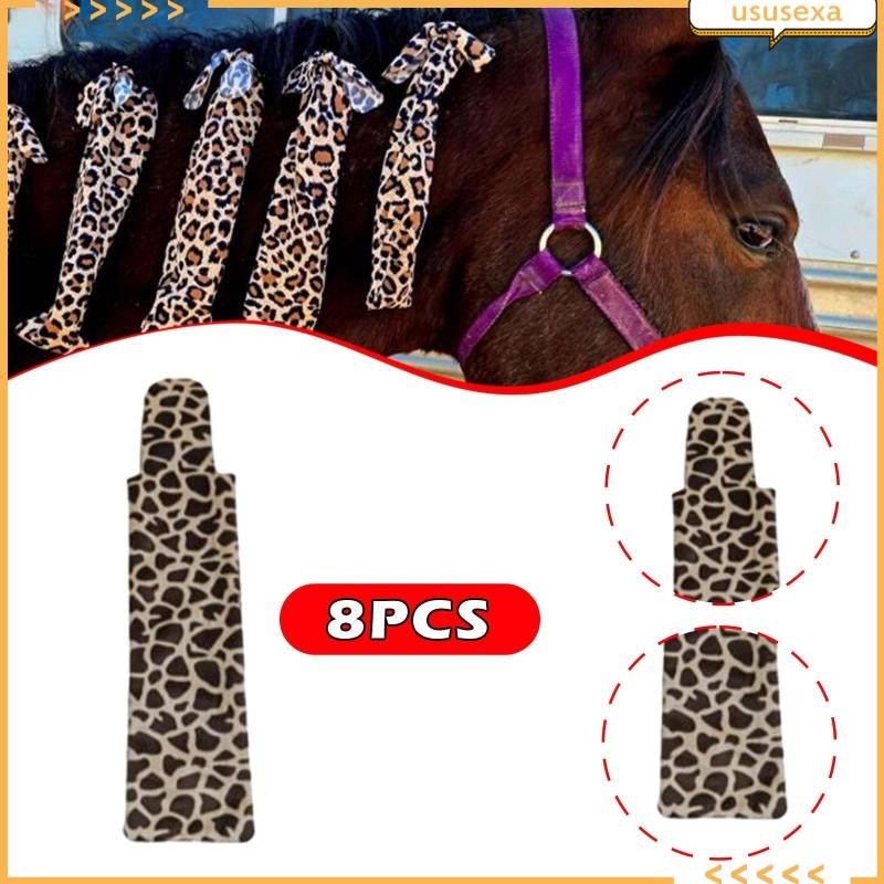 กระเป๋าฝาครอบ 8 ชิ้น Horse Mane Guard ป้องกันความเสียหายและความพันกัน ...