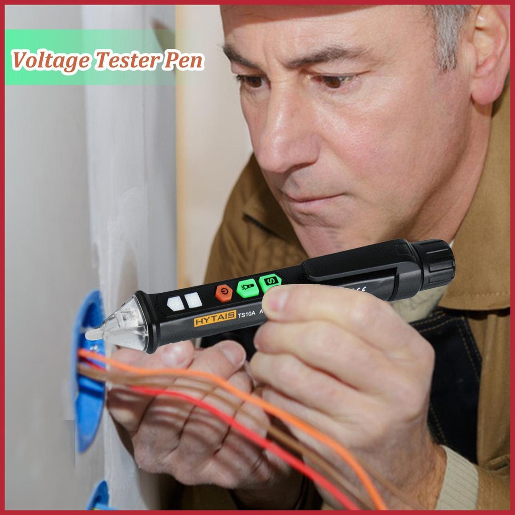 เครื่องทดสอบไฟฟ้าปากกาเครื่องทดสอบสายไฟเครื่องมือไฟฟ้าพร้อมสัญญาณเตือน ...