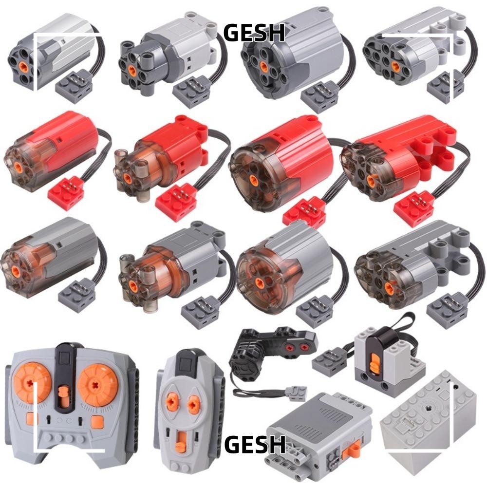 GESH MOC Building Blocks, PF สีเทา/สีแดงการวิเคราะห์มอเตอร์อะไหล่, M/L ...