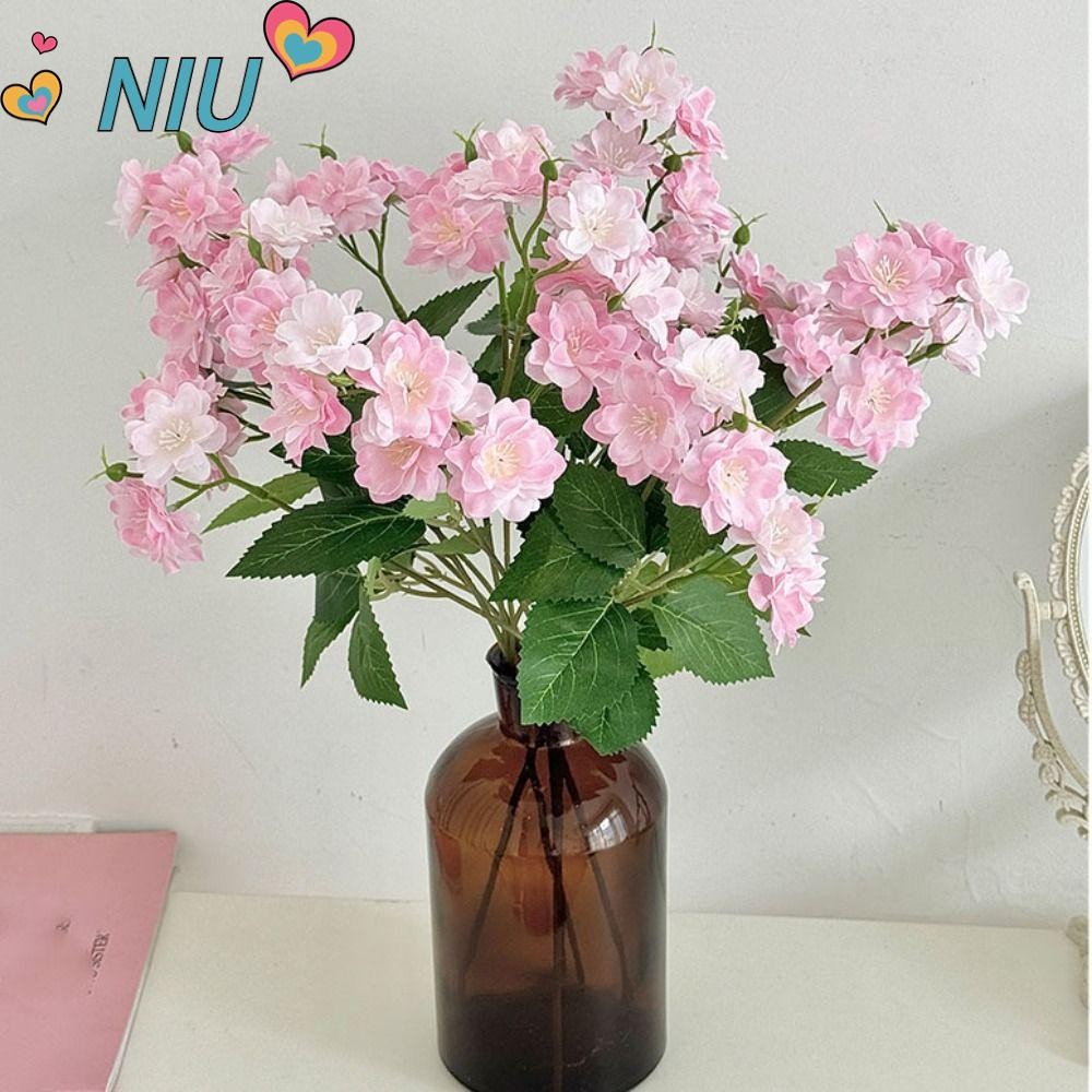 NIUYOUJS Haitang Jasmine Flower, Silk Non-Fading ดอกไม้ประดิษฐ์, DIY ...