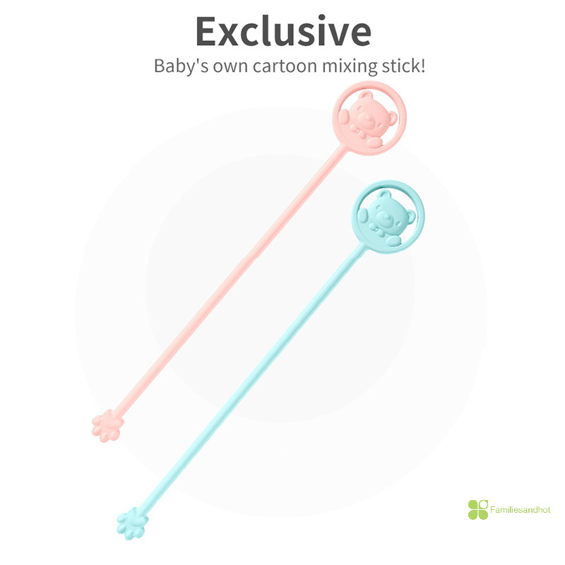 Familiesandhot> น่ารักซิลิโคน Claw Mixer Stick ขยายการ์ตูน Handle Babys ...