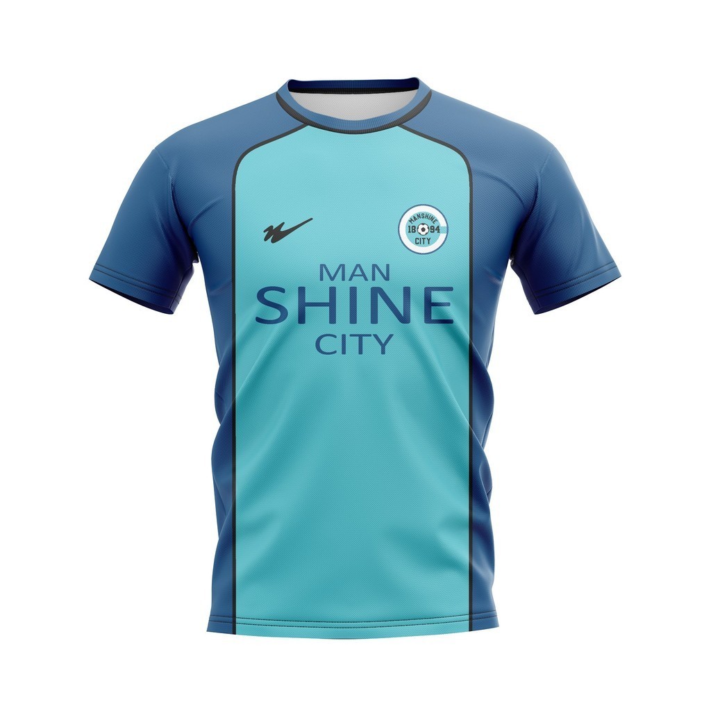 ฤดูร้อนใหม่รอบคอขนาดใหญ่กีฬาสั้น TCamiseta Man Shine City Blue Lock ...