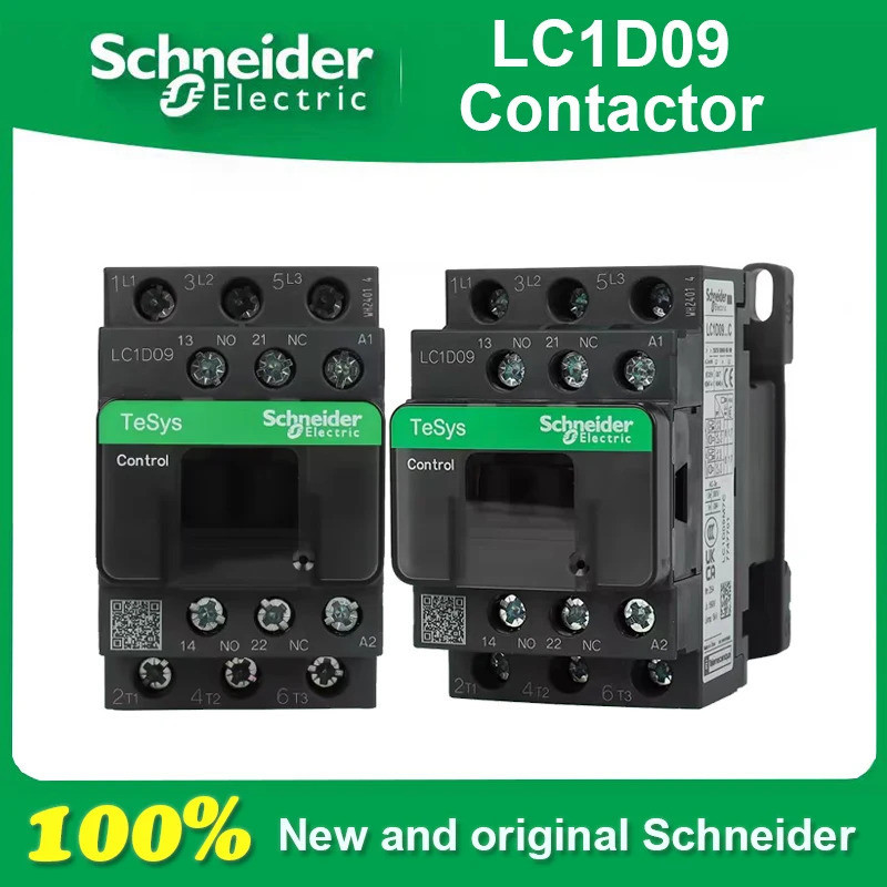 100% ใหม่และต้นฉบับ Schneider AC Contactor LC1D09B7C LC1D09CC7C ...