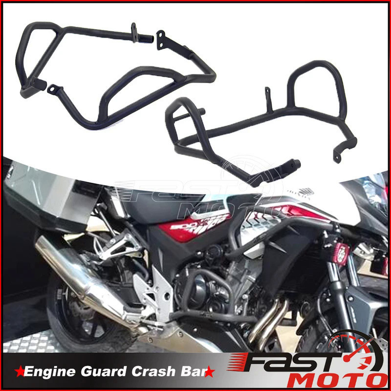 FM Motorcycle Engine Guard Crash Bar Protection For Honda CB500X CB400X ...