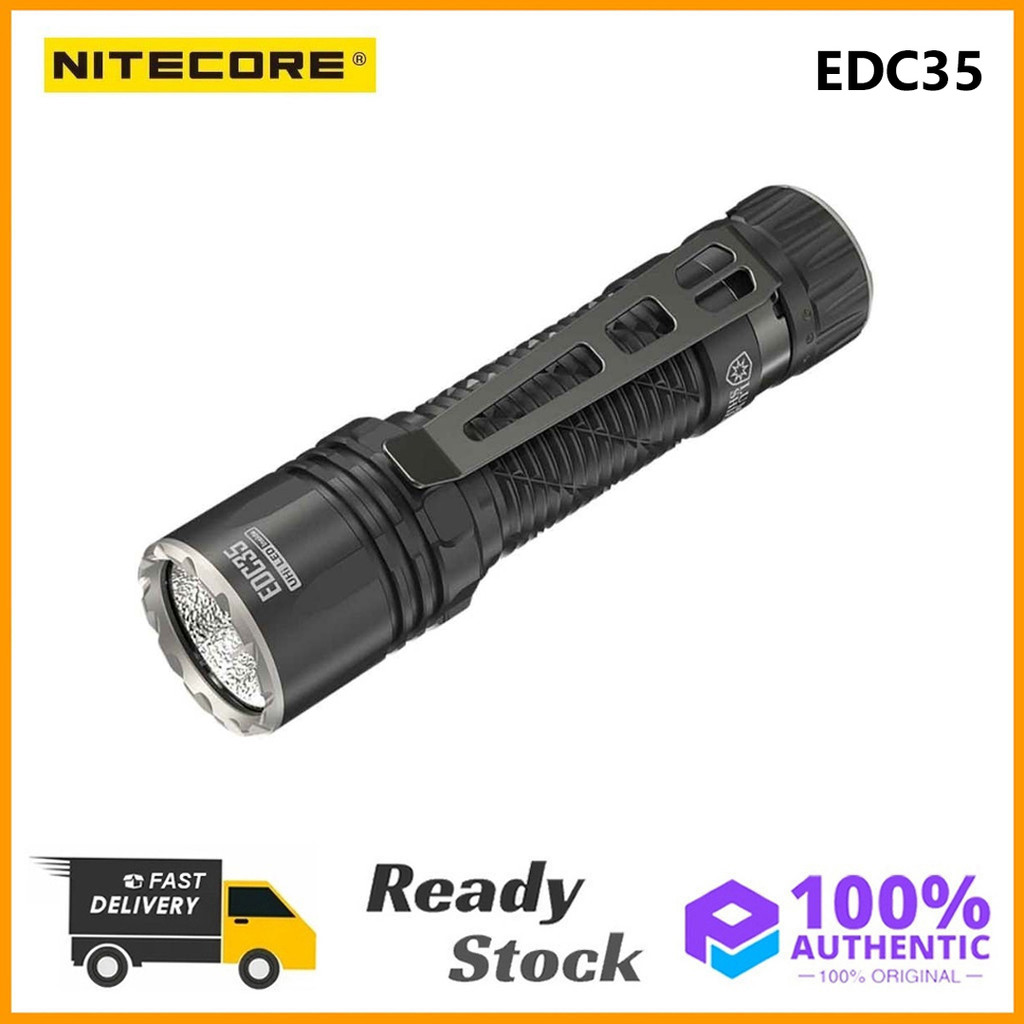 ไฟฉาย NITECORE EDC35 5000 ลูเมน พร้อมแบตเตอรี่ 6000mAh ในตัว | Shopee ...