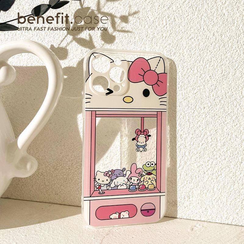 Hello Kitty Claw Machine เหมาะสําหรับ Samsung s24 + เคสโทรศัพท์ s23fe ...