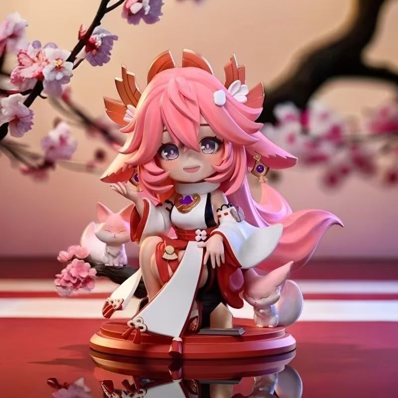 Mihoyo Genshin Impact Yae Miko รูป Mini Girl Nendoroid Collection ...
