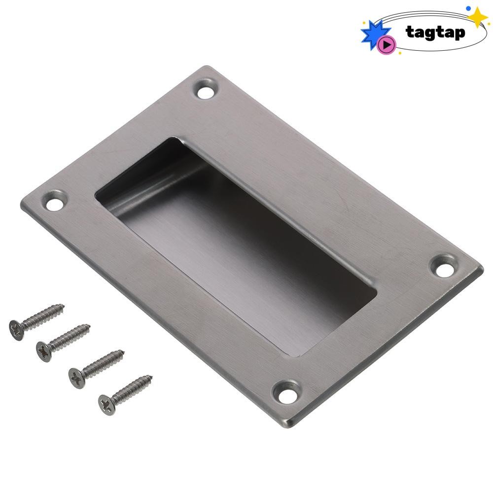 Tagtap มือจับประตู, ดึงฟลัชแบบฝังสแตนเลสที่ทนทาน, กระดานถ้วยใส่นิ้วที่ใช้งานได้จริงประตูบาน ...