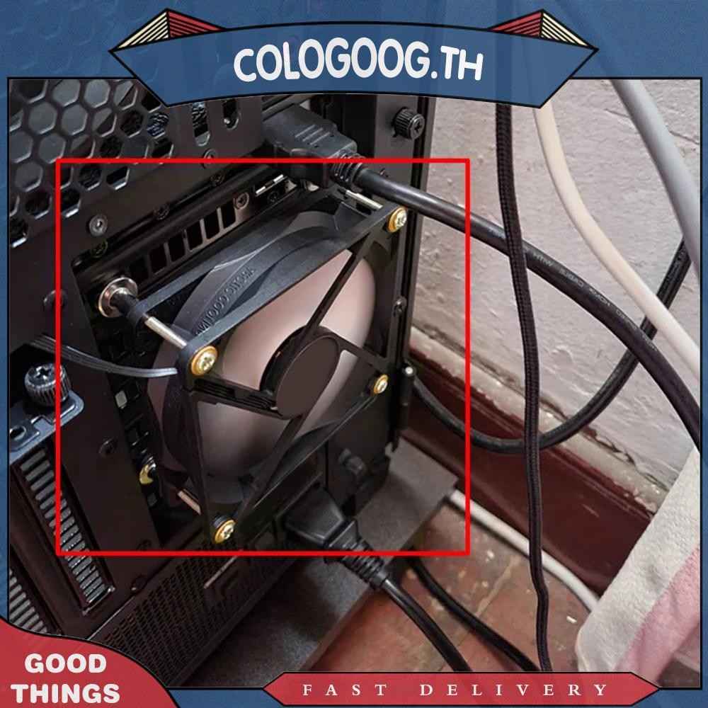 [colog.th] สกรูพัดลมแชสซี 4 ชิ้น Quieter Operation พัดลมระบายความร้อนสก ...