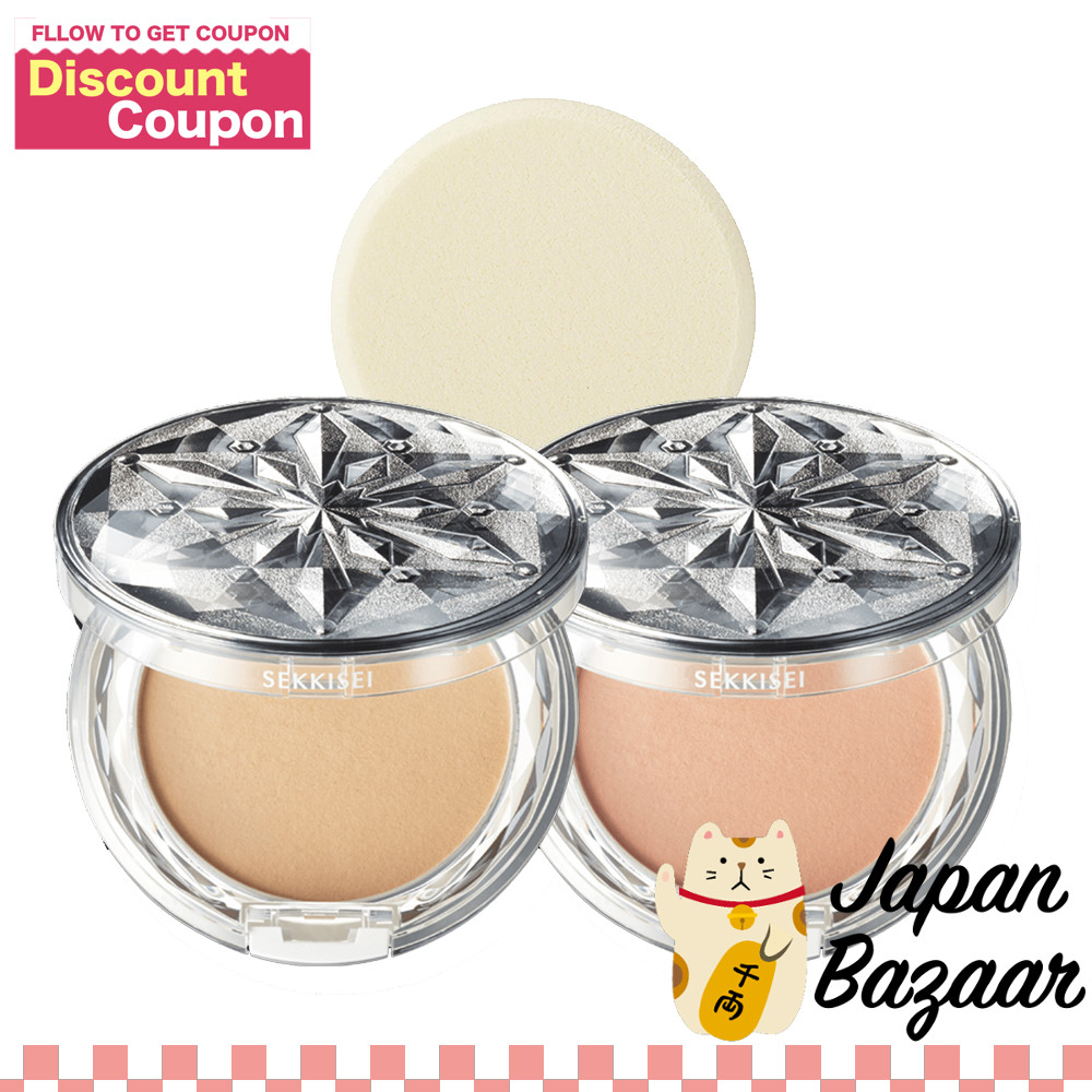 Kose Sekkisei Snow CC Powder Case (1 ชิ้น) / ฟองน้ํา (1 ชิ้น) / รีฟิล ...