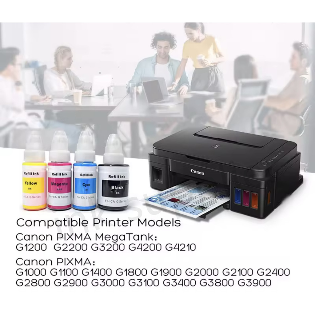 หมึก Premium Refill Ink For Canon 790 Dye Ink GI790 For Canon Printers ...
