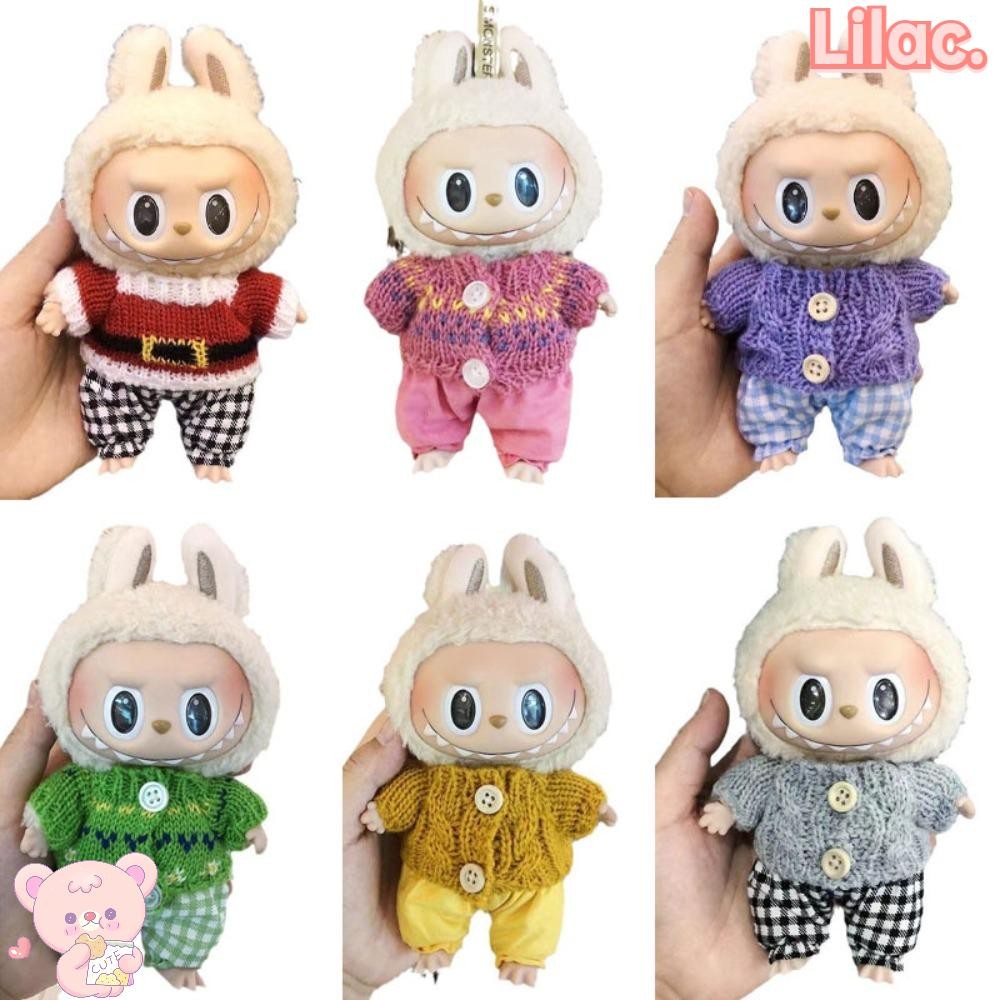Lilac Labubu เสื้อผ้า,เปลี่ยน DIY Labubu เสื้อกันหนาว,อุปกรณ์เสริม Hand ...