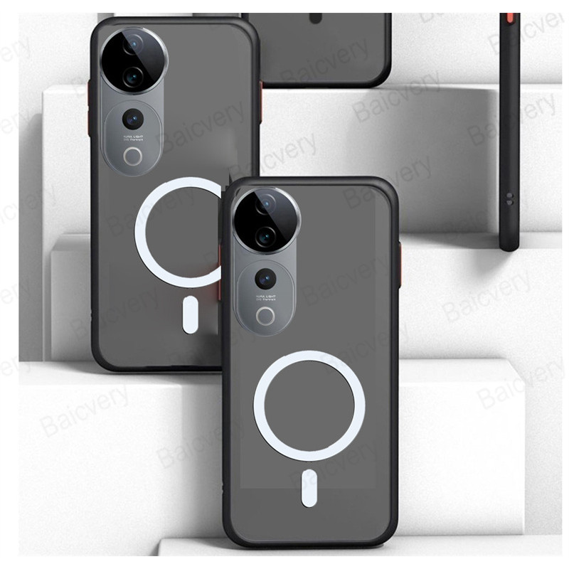 เคสโทรศัพท์ VIVO V40 5G V2348 V40 Pro V2347 ฝาหลังแบบใสสีสันสดใสพร้อม ...