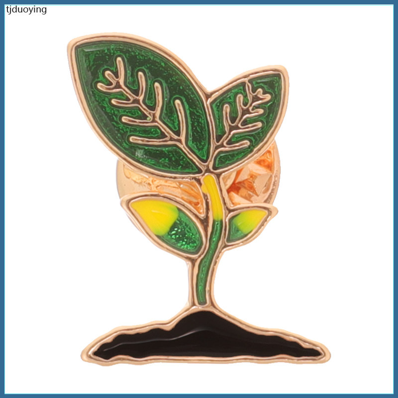 เข็มกลัด Sprout Badges Garden Pin เสื้อผ้า Knapsack การ์ตูนคอหมวกพืช ...
