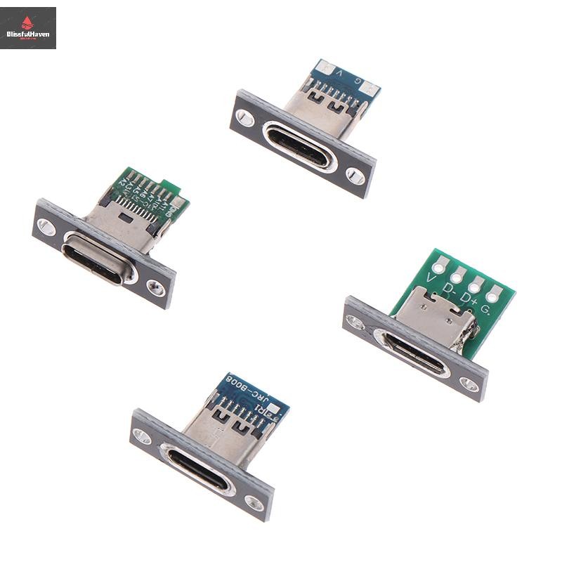 Cod พอร์ตชาร์จ USB Type C Socket Connector 2Pin 2P 4P แถบกันน้ํา Line ...