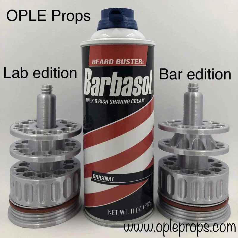 Barbasol Dennis Nedry Movie Dinosaur DNA Tube Jar Canister Decoration ...