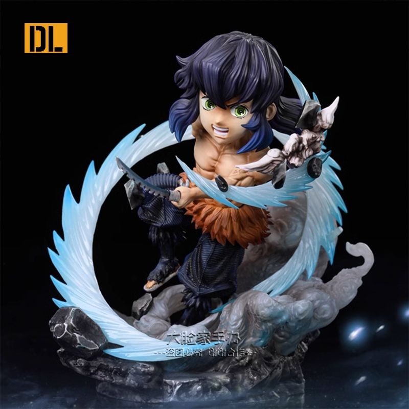 G5 Demon Slayer สินค้า Zuipei Inosuke แกะสลักสองหัว GK รูปในประเทศอะนิเ ...