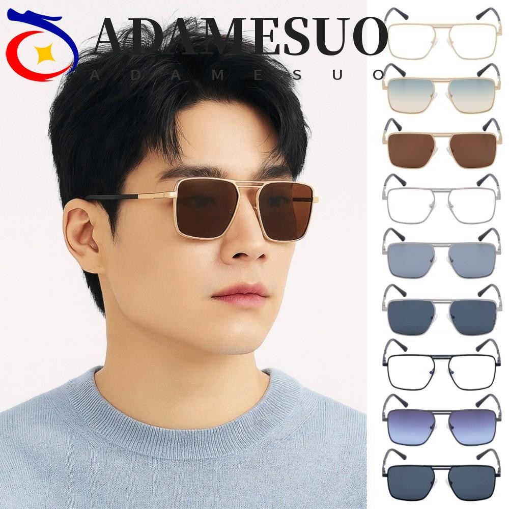 แว่นตากันแดด ADAMESUO กรอบใหญ่น้ำหนักเบาทрендแฟชั่น UV400 สำหรับผู้ชาย | Shopee Thailand