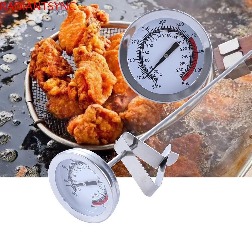 RADIANTSYNC เครื่องวัดอุณหภูมิอาหารสแตนเลส Home Deep Fry Instant Read BBQ | Shopee Thailand