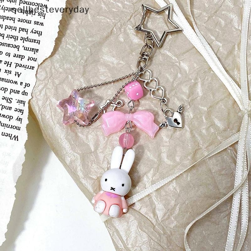 SETH Kawaii Miffy Bunny พวงกุญแจ แบบ punk และยุค Y2K สำหรับโทรศัพท์และ ...